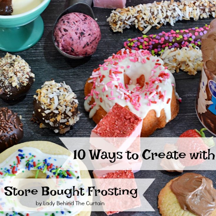 10 Ways to Create with Store Bought Frosting