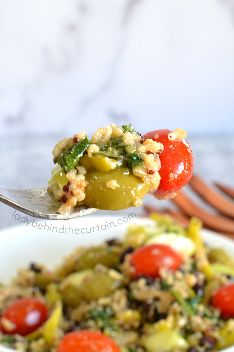 Brown Rice and Quinoa Salad