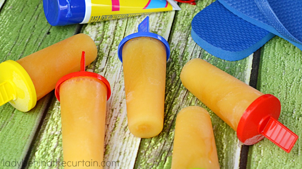 Easy Tropical Juice Pops