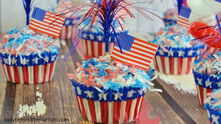 Raspberry Coconut Zinger Cupcakes