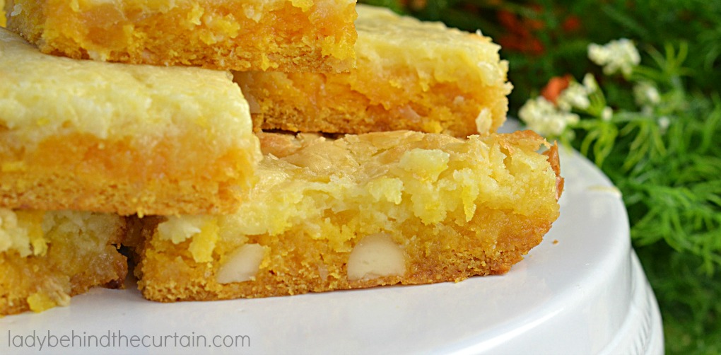 Tropical Mango Gooey Butter Cake