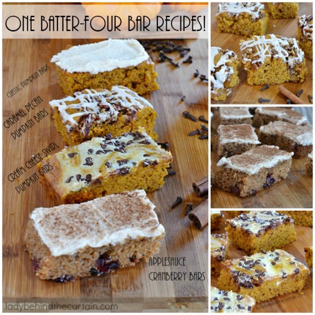 How to Make Four Different Bars from One Recipe