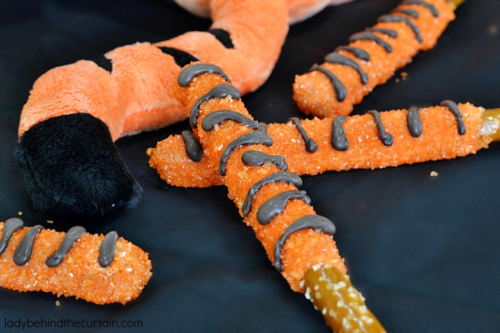 Tigger Tail Decorated Pretzels