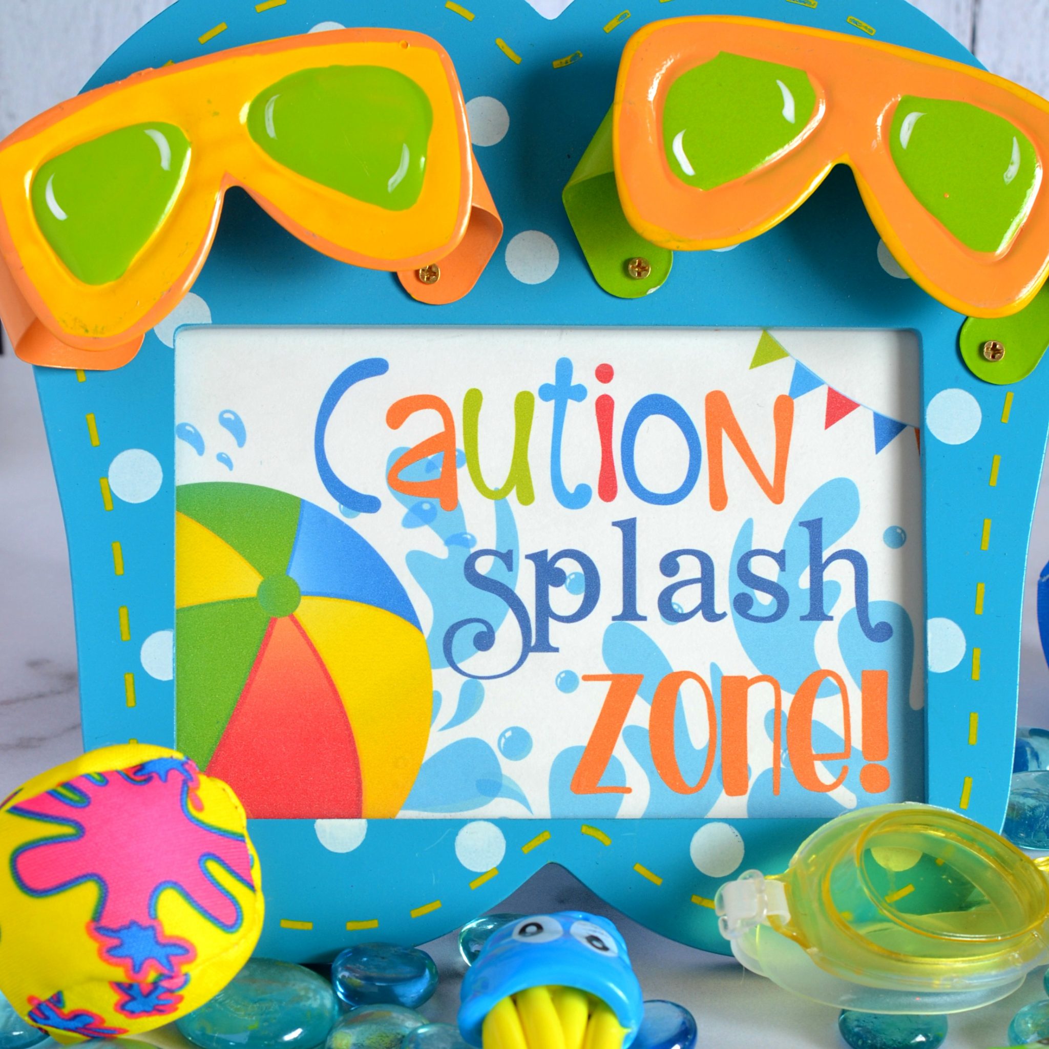 Caution Splash Zone Sign - Lady Behind the Curtain