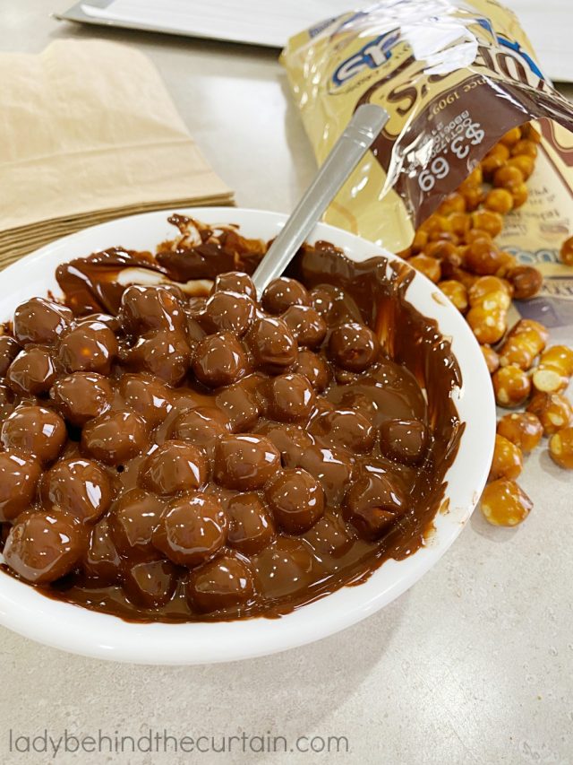 Dark Chocolate Pretzel Rounds