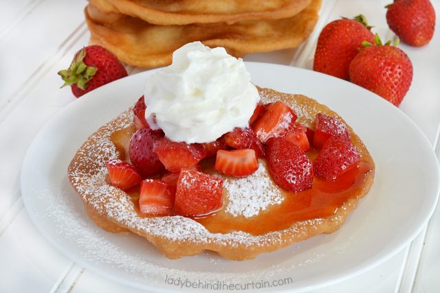 Strawberries and Cream Flatbread