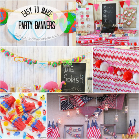 Easy to Make Party Banners