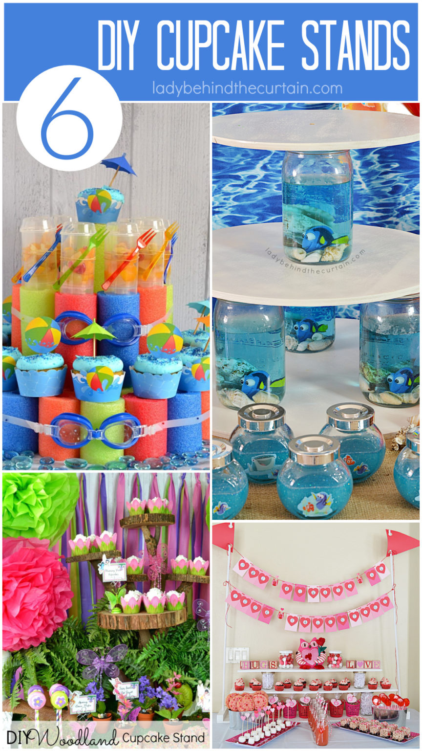 6 DIY Cupcake Stands