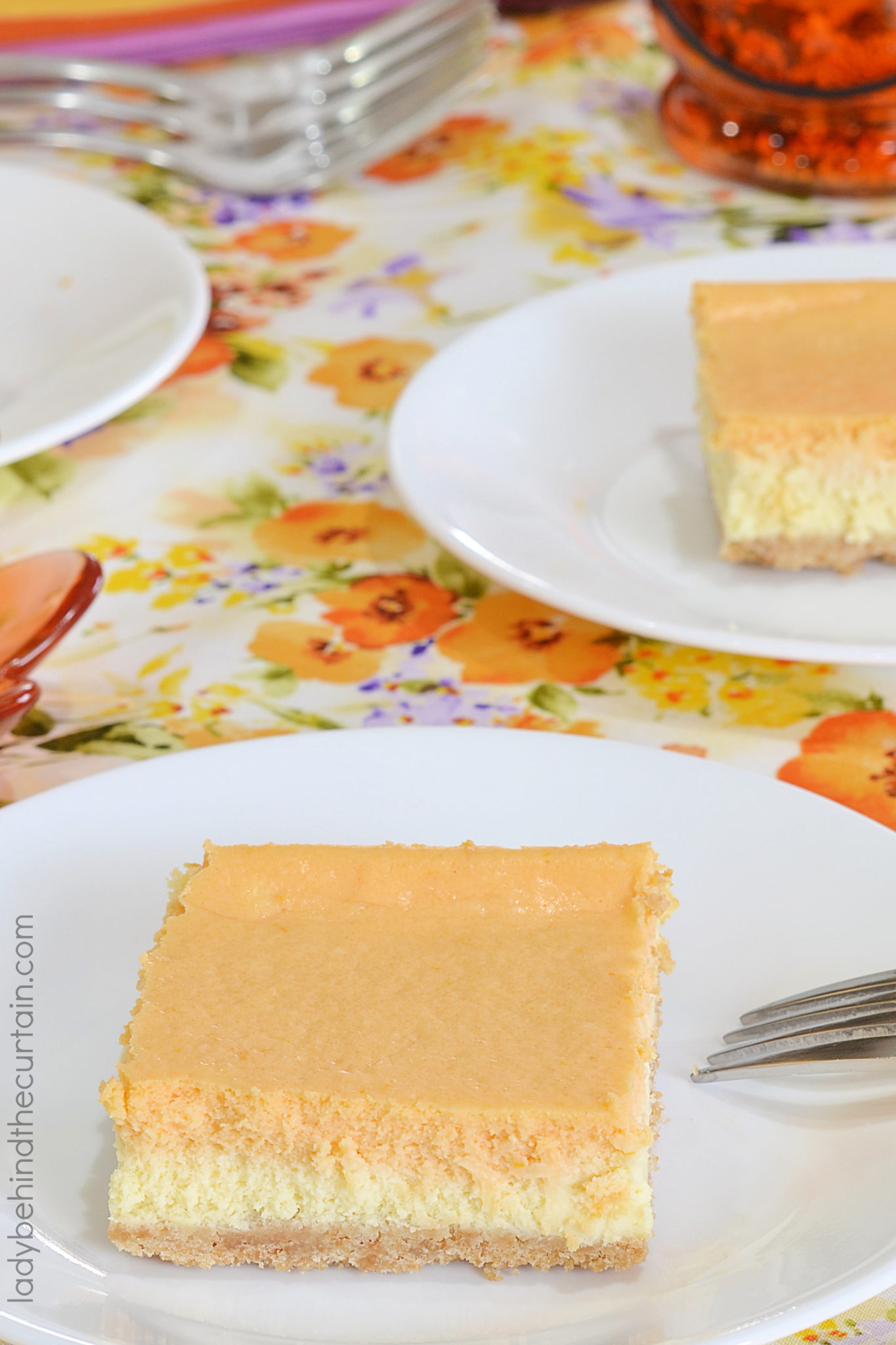 Orange Creamsicle Cheesecake Bars