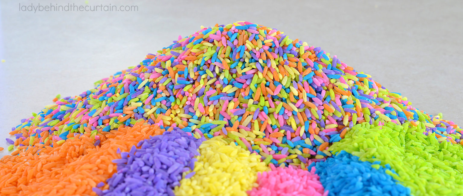 How to Color Rice