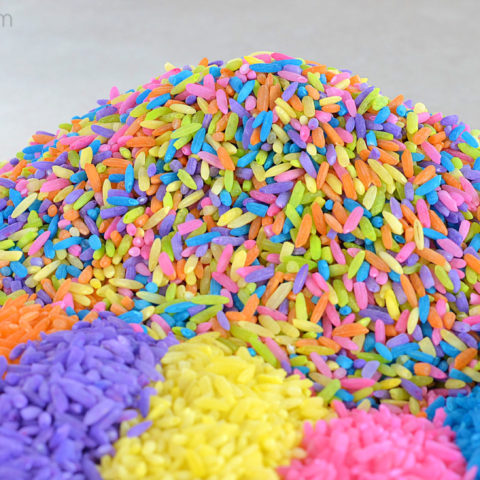 How to Color Rice