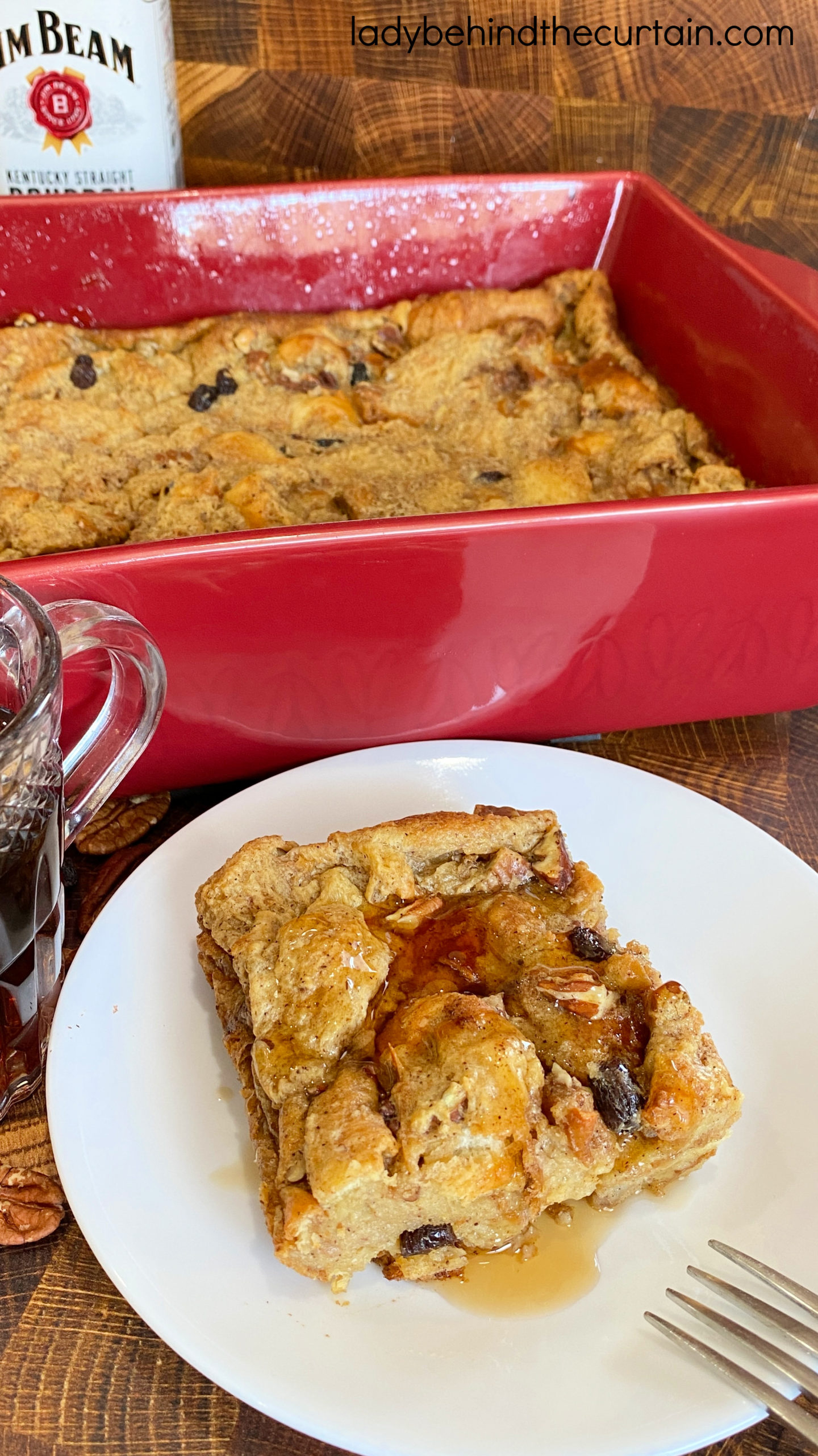 Bourbon Brioche Bread Pudding
