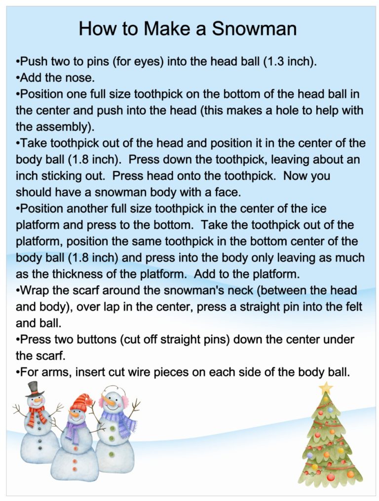 Build A Snowman Kit