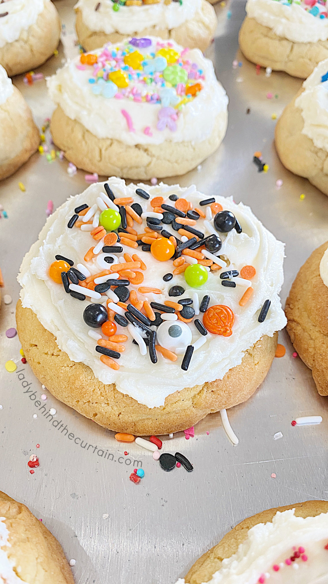 Large Thick Bakery Size Sugar Cookies Recipe