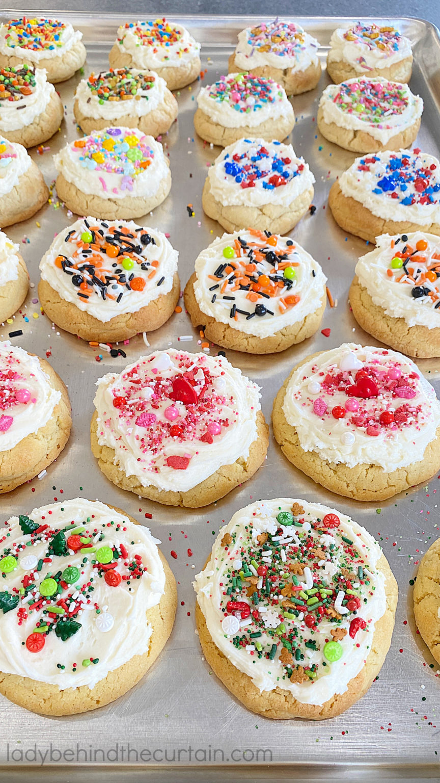 Large Thick Bakery Size Sugar Cookies Recipe