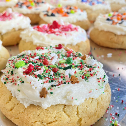 Large Thick Bakery Size Sugar Cookies