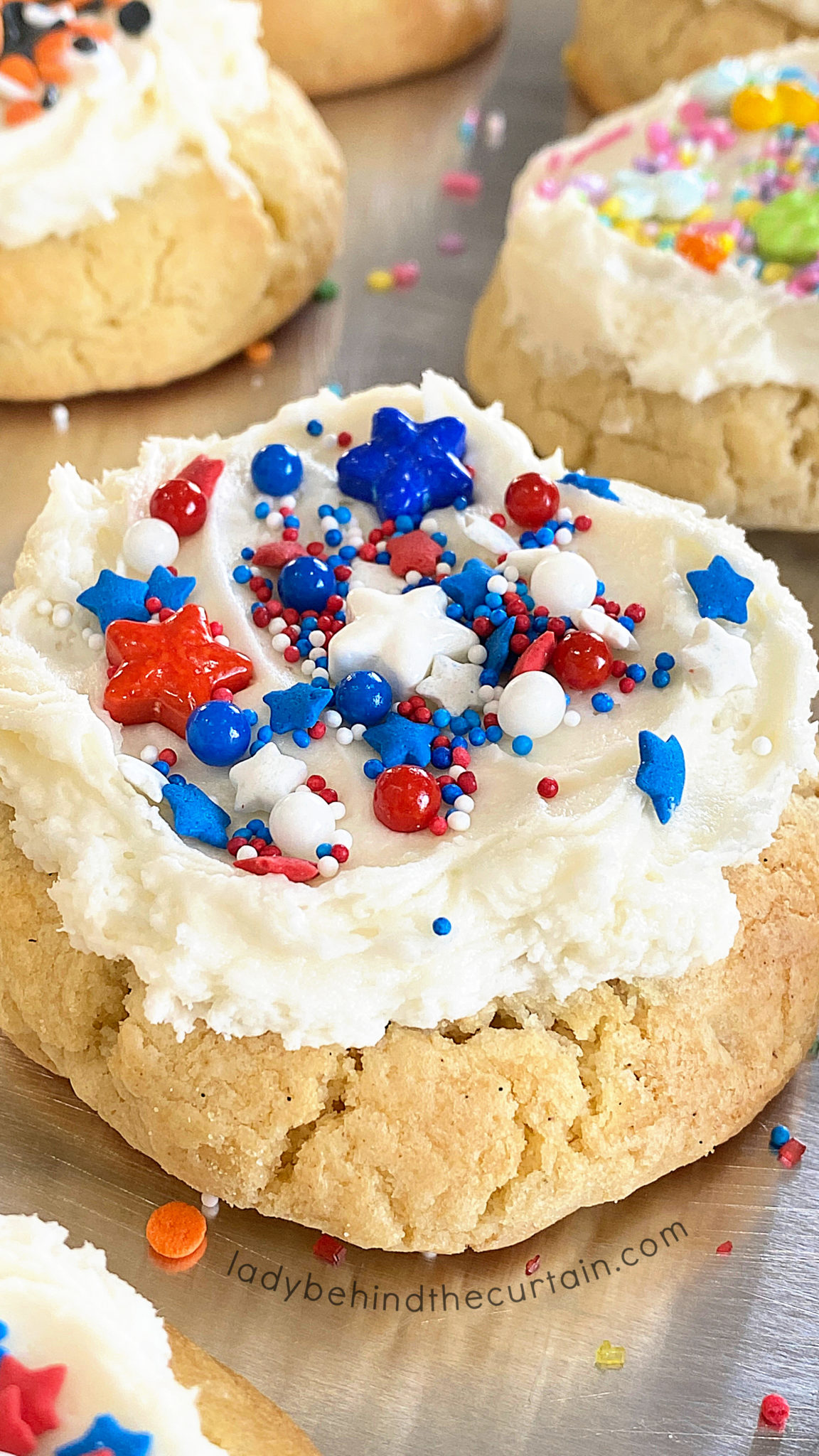 Large Thick Bakery Size Sugar Cookies Recipe