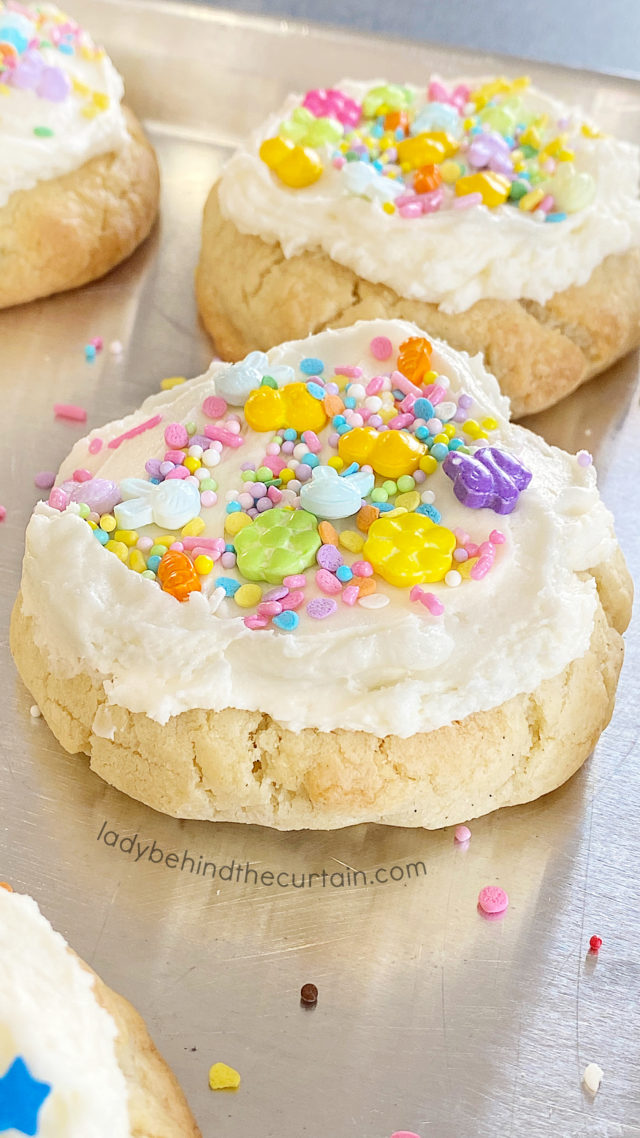 Large Thick Bakery Size Sugar Cookies Recipe