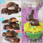 Homemade Chocolate Easter Bunnies