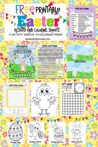 Easter Games and Free Activity Sheets