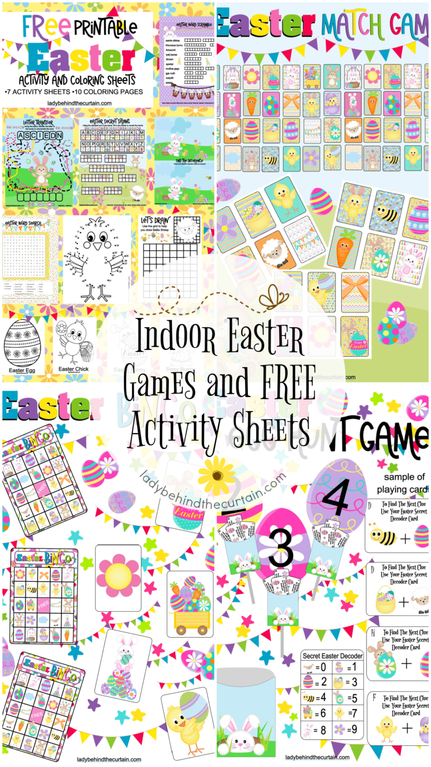 Easter Games and Free Activity Sheets