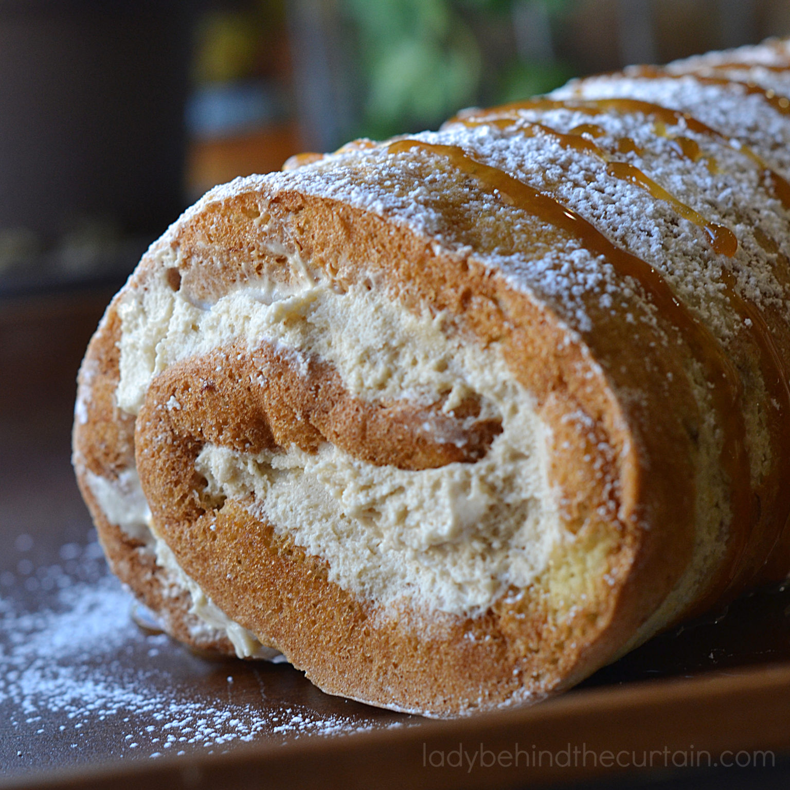 Caramel Banana Cake Roll + Video