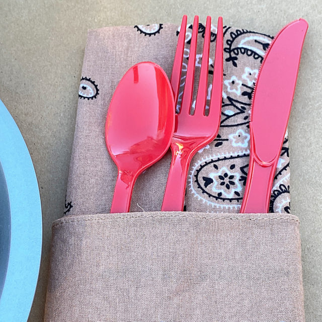 Backyard Barbecue Dinner Table