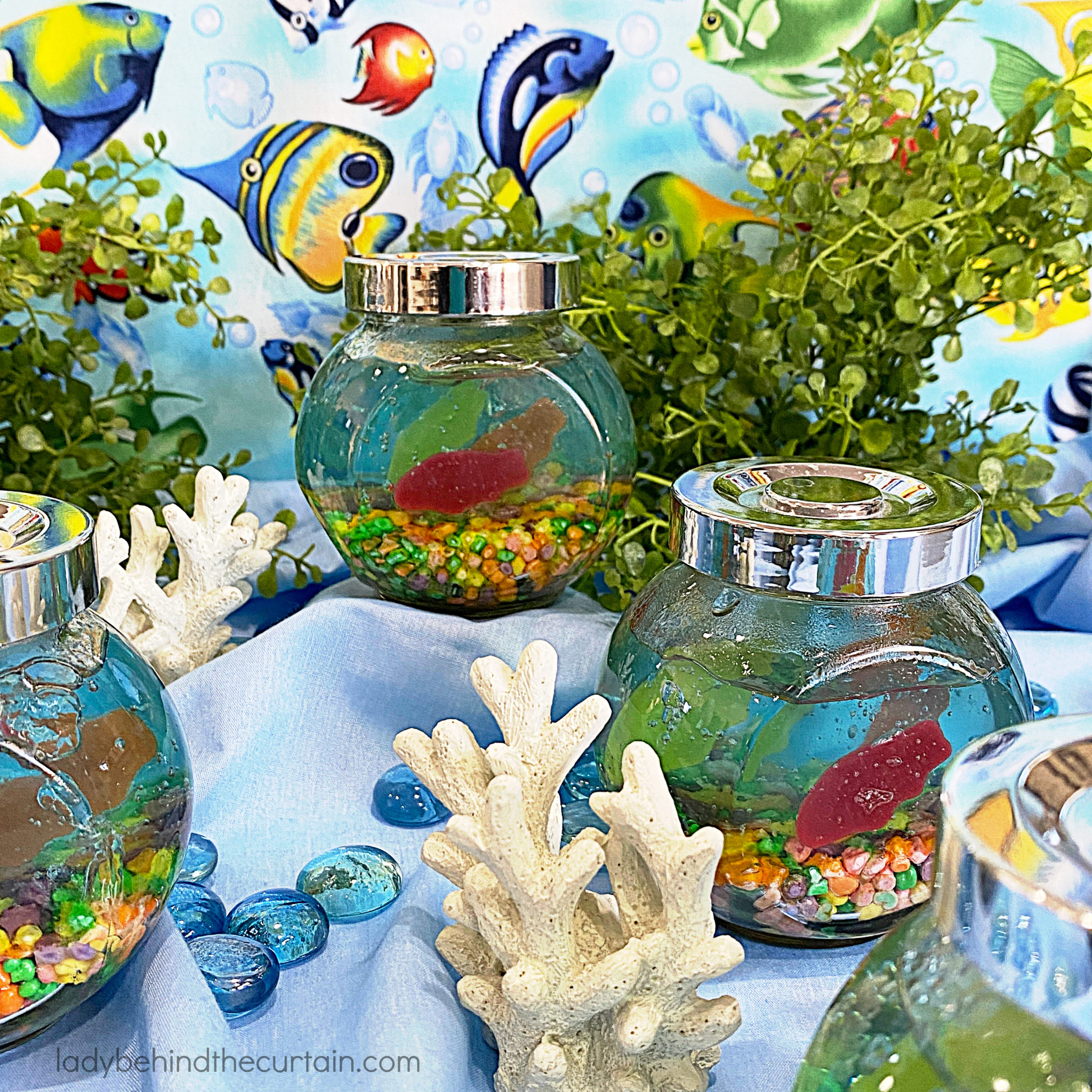 Mini Jello Fish Tank Party Treat