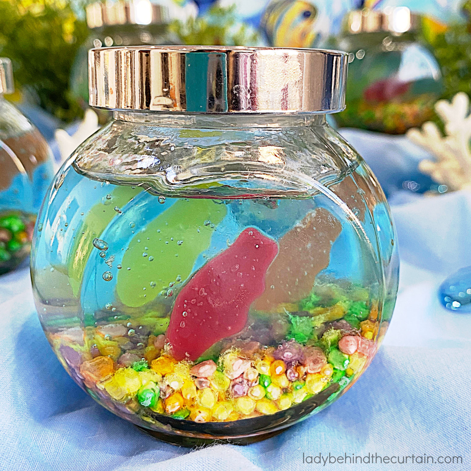 Mini Jello Fish Tank Party Treat