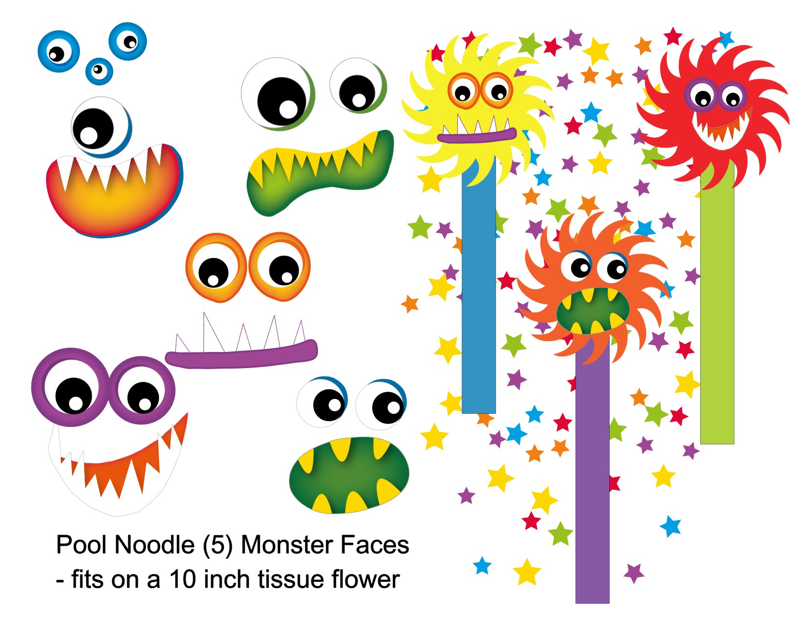 Cartoon Monster Party FREE Printable Collection