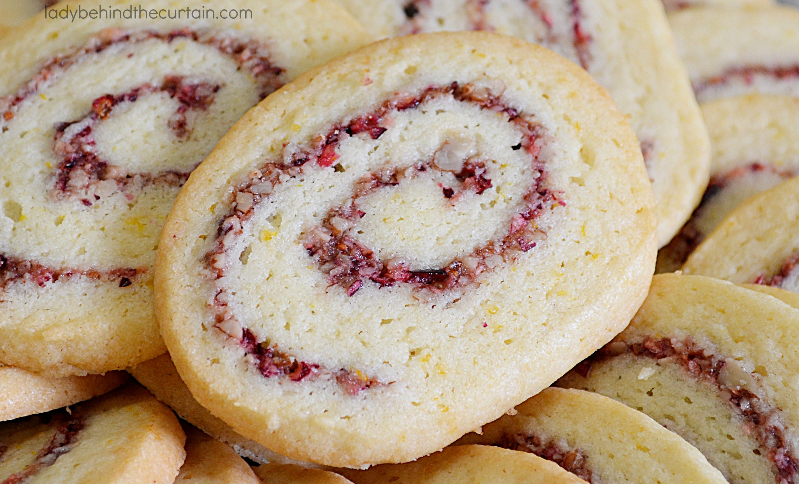 Cranberry Orange Pinwheels - Lady Behind the Curtain