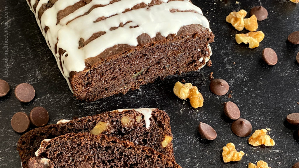 Dark Chocolate Chip Cake Mix Quick Bread