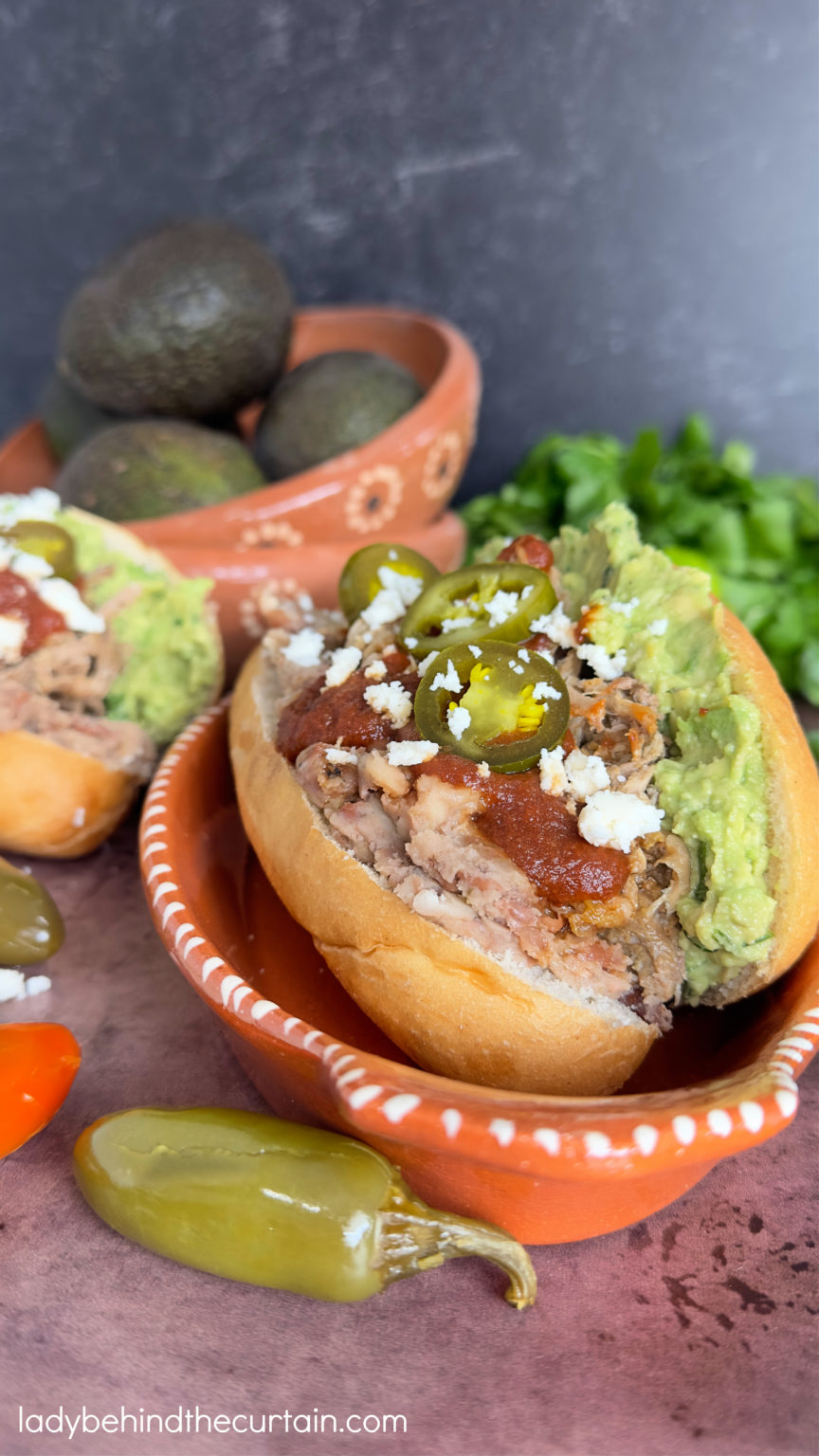 Mexican Torta: Carnitas Mexican Sandwich