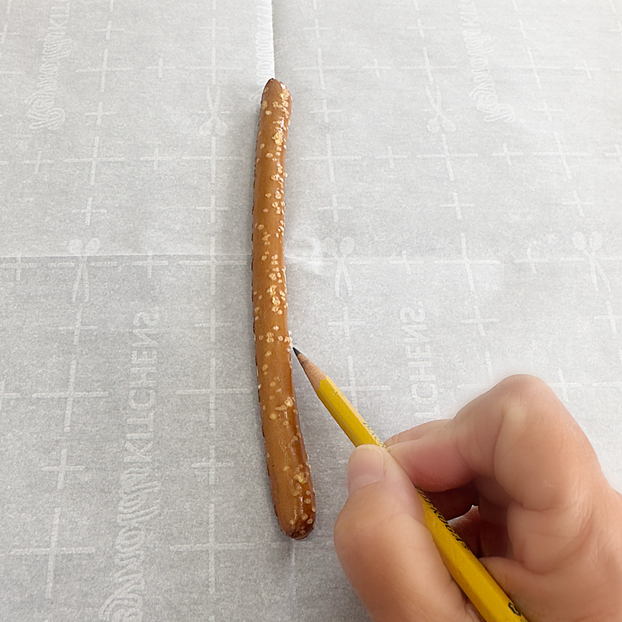 Red, White, and Blue Decorated Pretzels