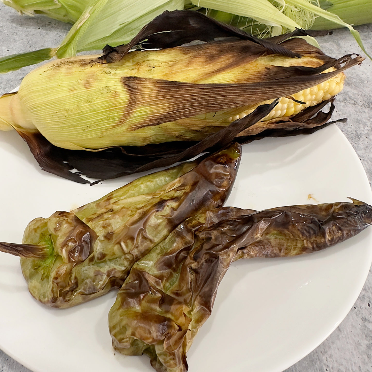 Smoky Grilled Corn and Cheese Dip