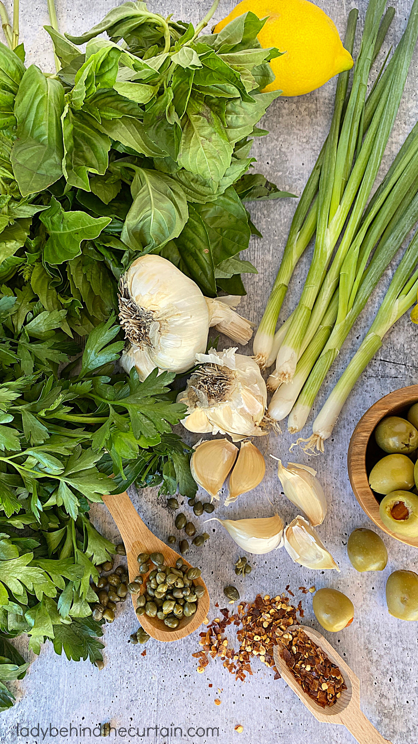 Basil and Green Olive Pesto Sauce