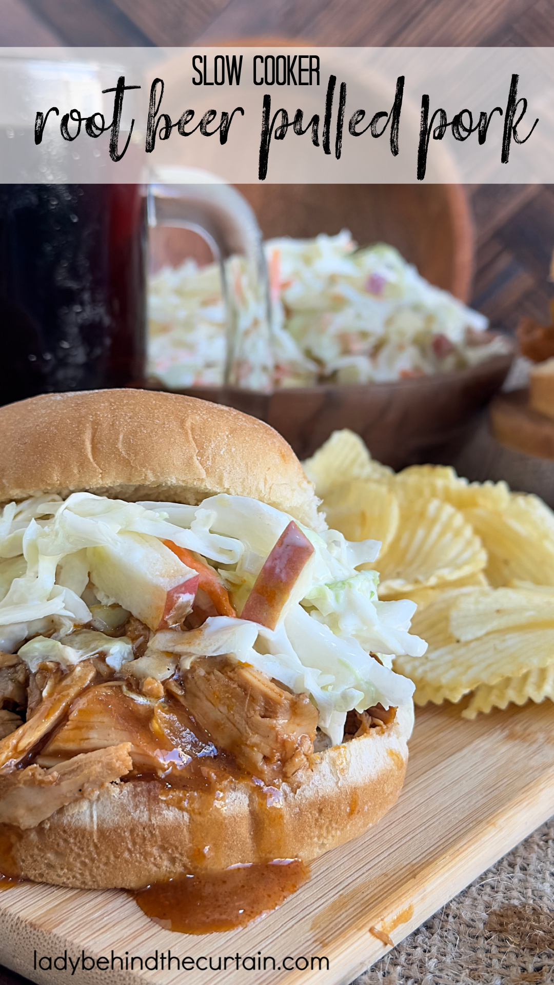Slow Cooker Root Beer Pulled Pork