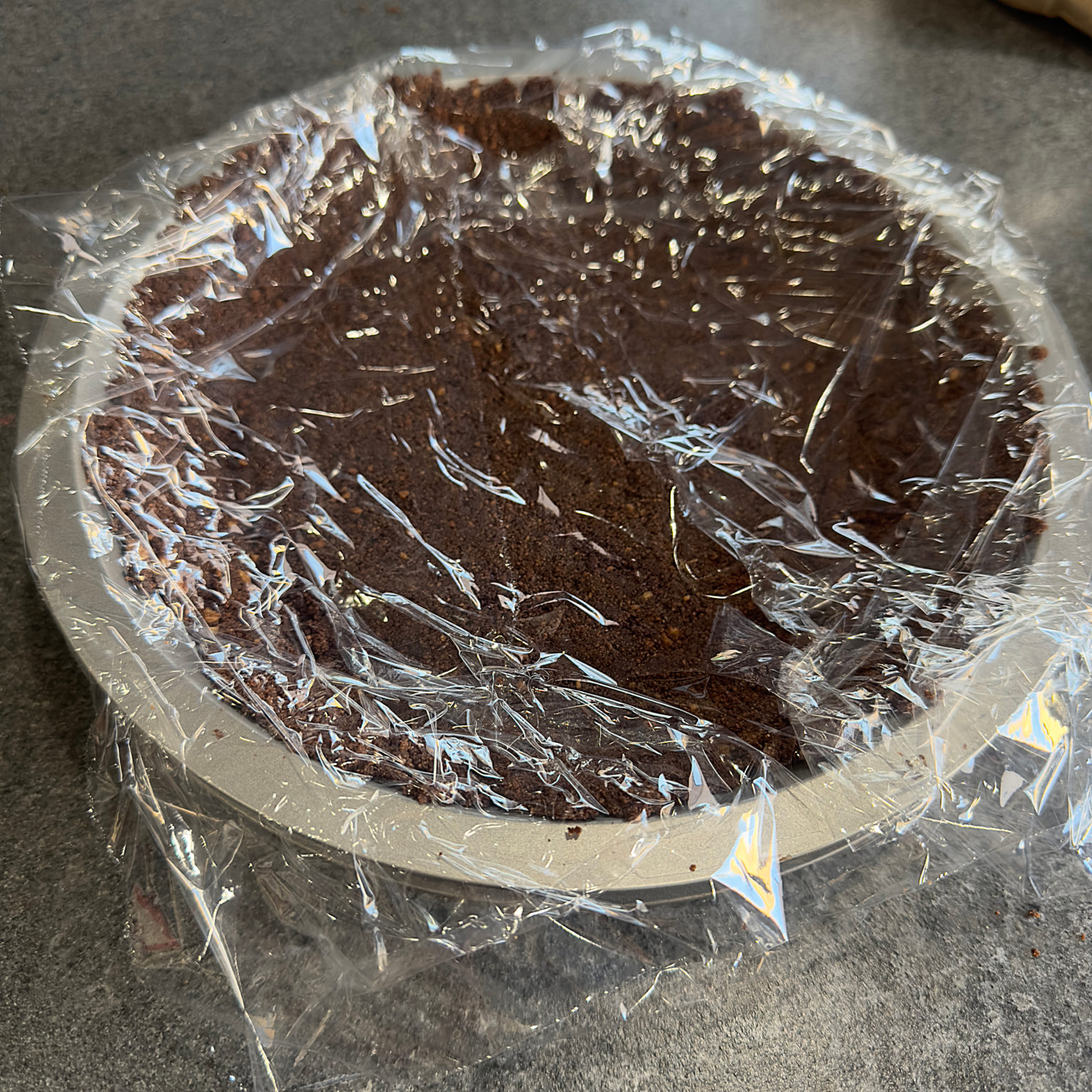 Chocolate Graham Cracker Crust Made With Honey Graham Crackers