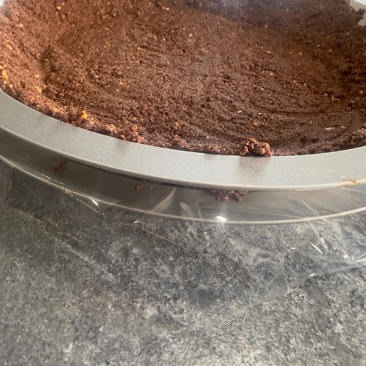 Chocolate Graham Cracker Crust Made With Honey Graham Crackers