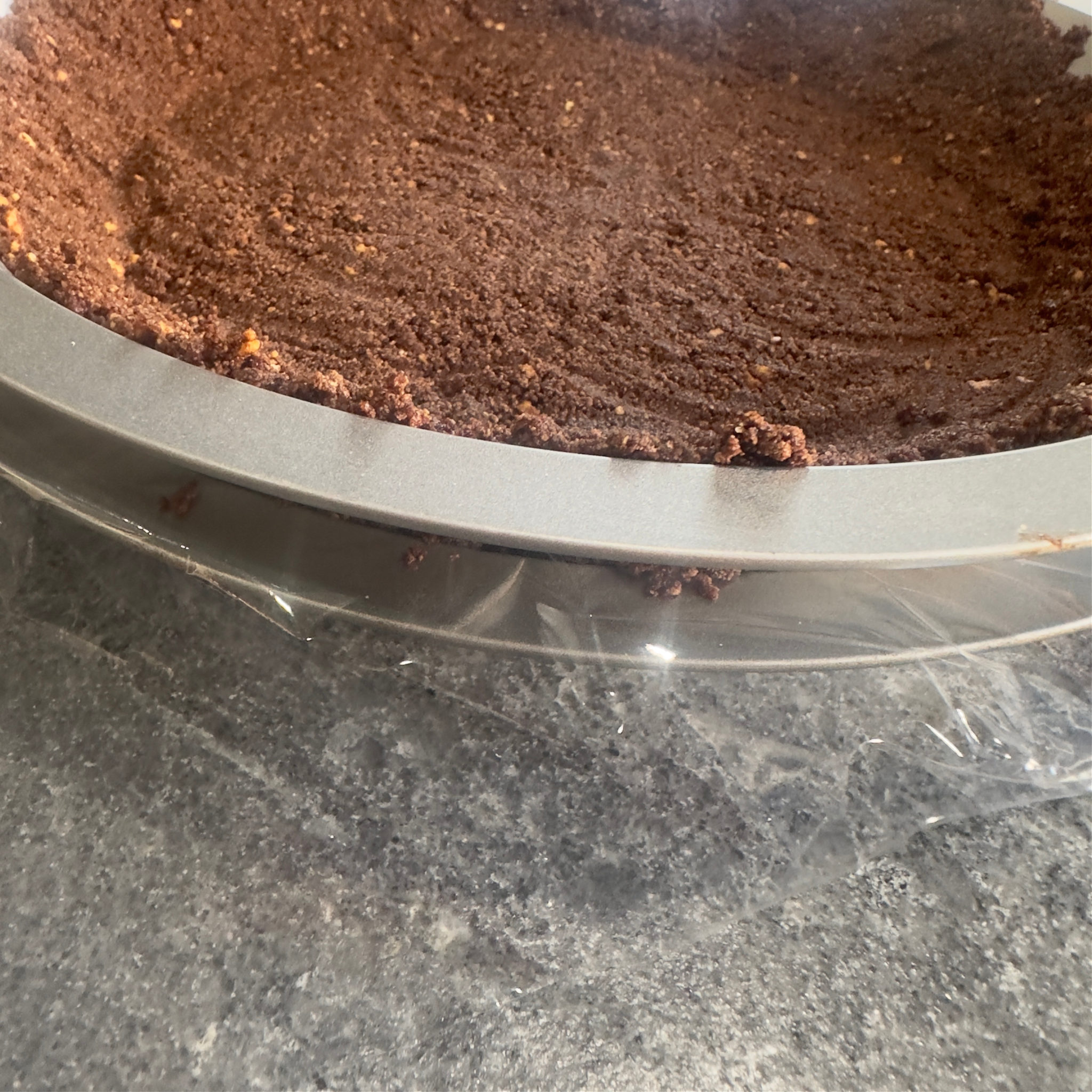 Chocolate Graham Cracker Crust Made With Honey Graham Crackers