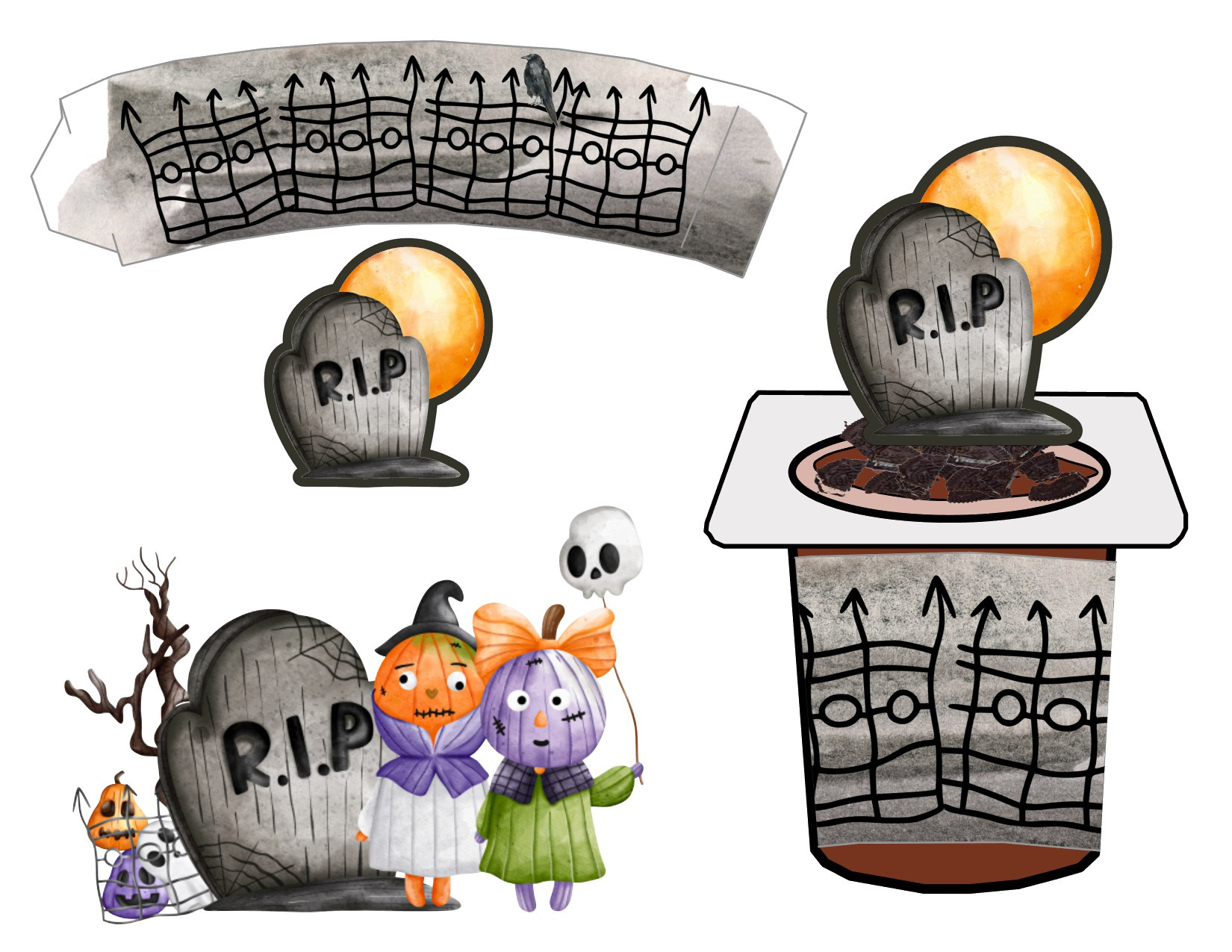Pumpkin Head Halloween Party FREE Printable Collection