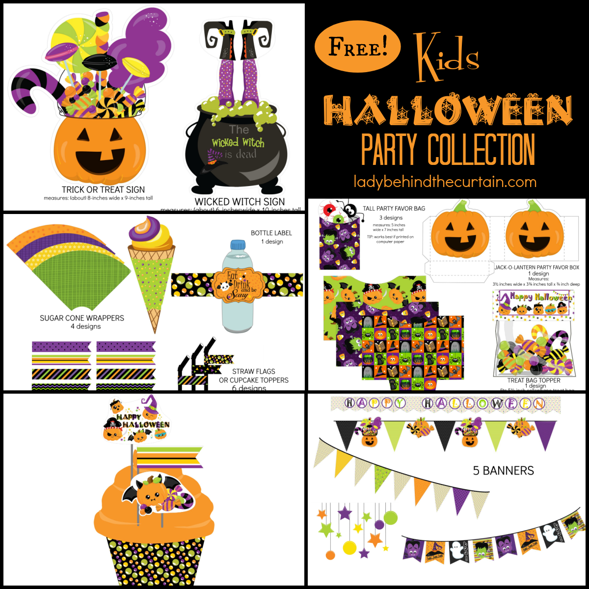 Kid's Halloween Party FREE Printable Collection