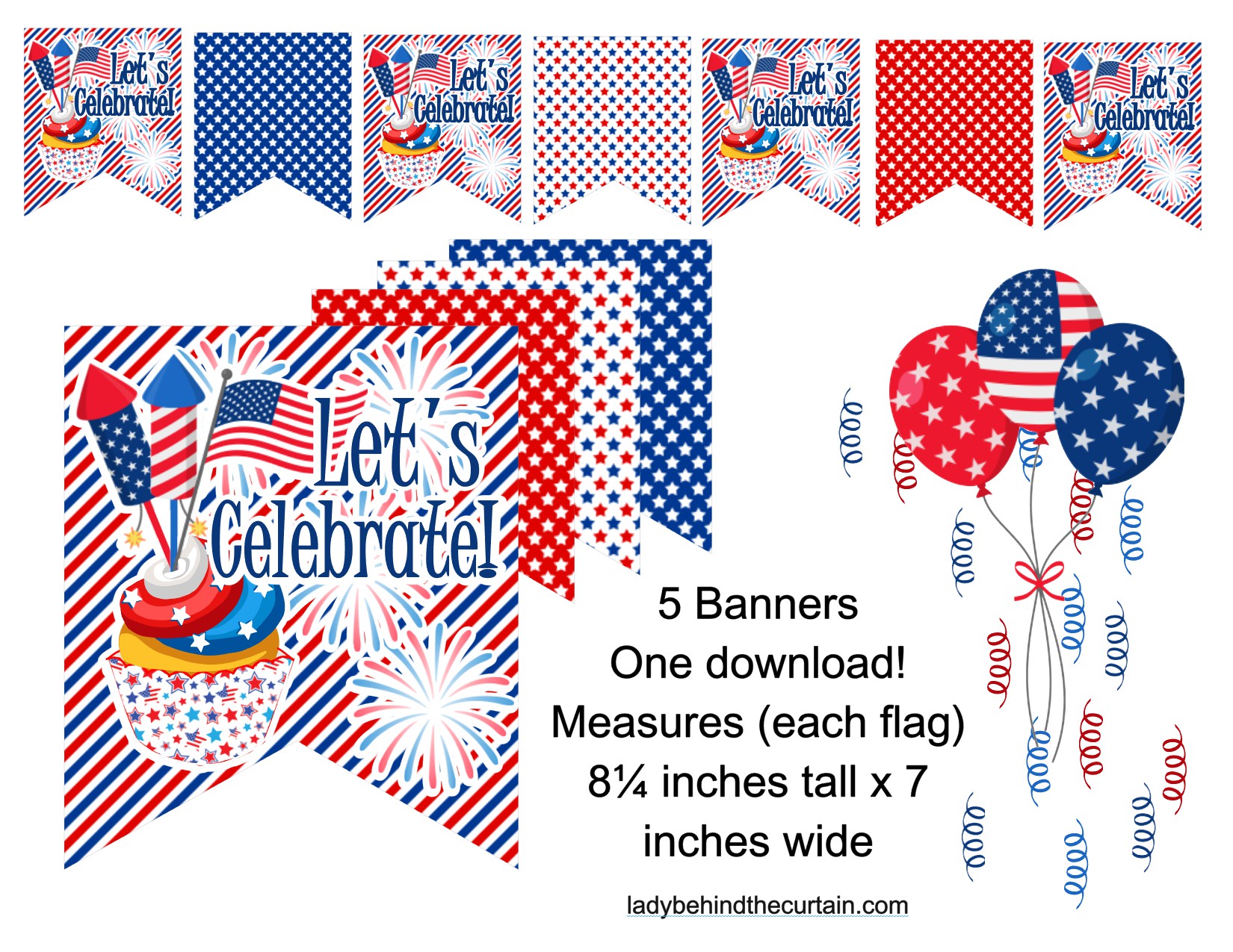 4th of July Party FREE Printable Collection