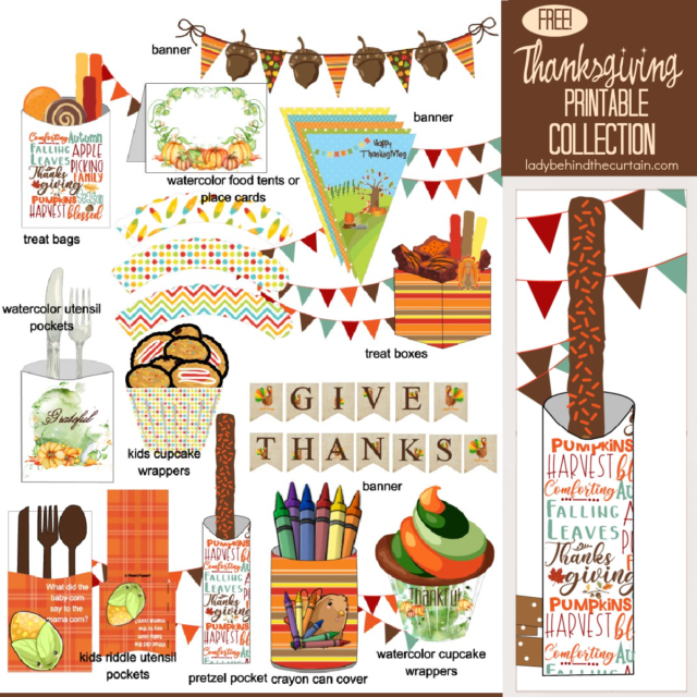 FREE Party Printable Collections - Lady Behind the Curtain