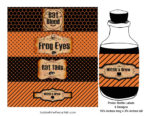 Traditional Black and Orange Halloween Party FREE Printable Collection