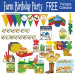 Kids Farm Themed Birthday Party FREE Printable Collection