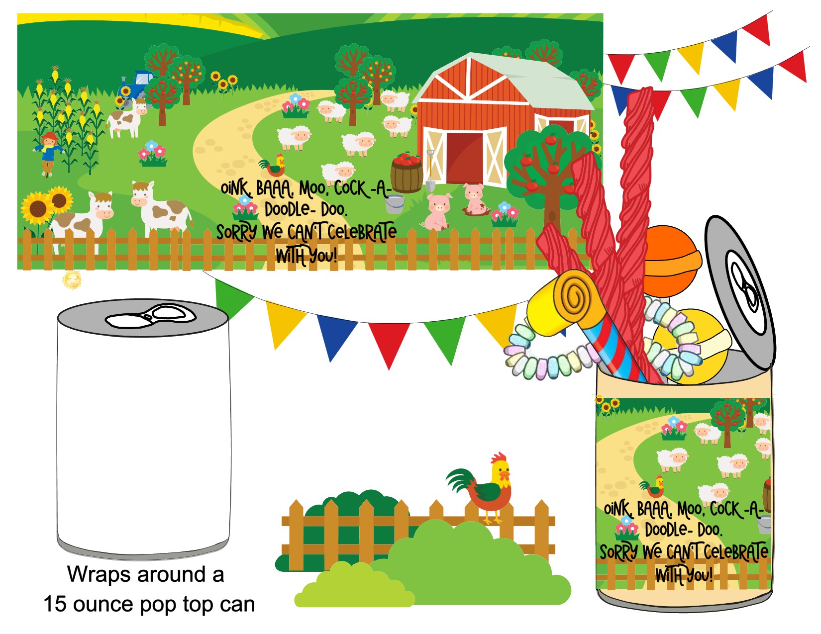 Kids Farm Themed Birthday Party FREE Printable Collection