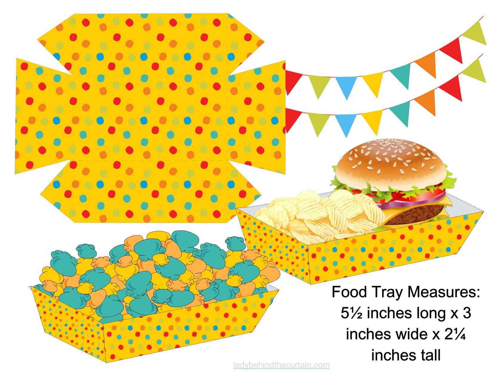 Bold Colors Kids Birthday Party FREE Printable Collection