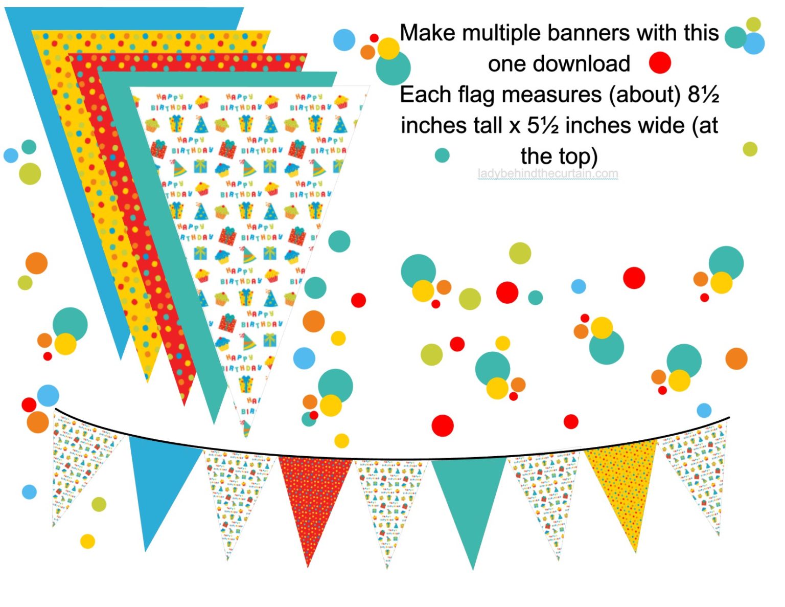 Birthday Party Banners FREE Printable Collection