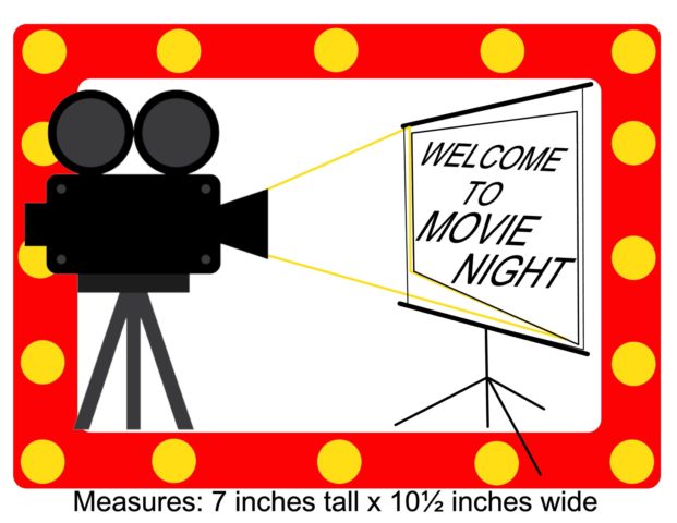 Movie Night Birthday Party FREE Printable Collection